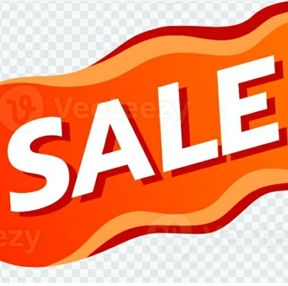 Accessories | Orange And Red Sale Sign For Unlisted Items In Show ...
